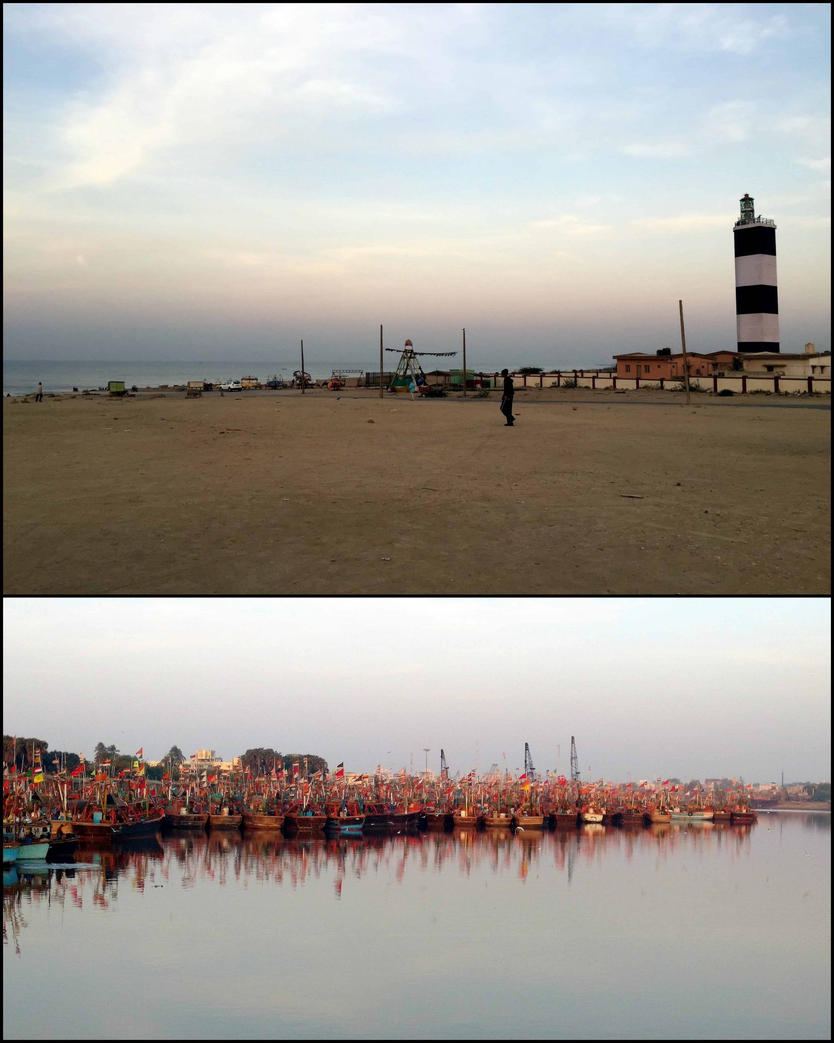 Veraval Beach - Passing Ports
